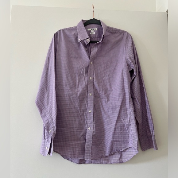 Uniqlo | Shirts | Brand New Mens Uni Qlo Purple Button Up Shirt | Poshmark
